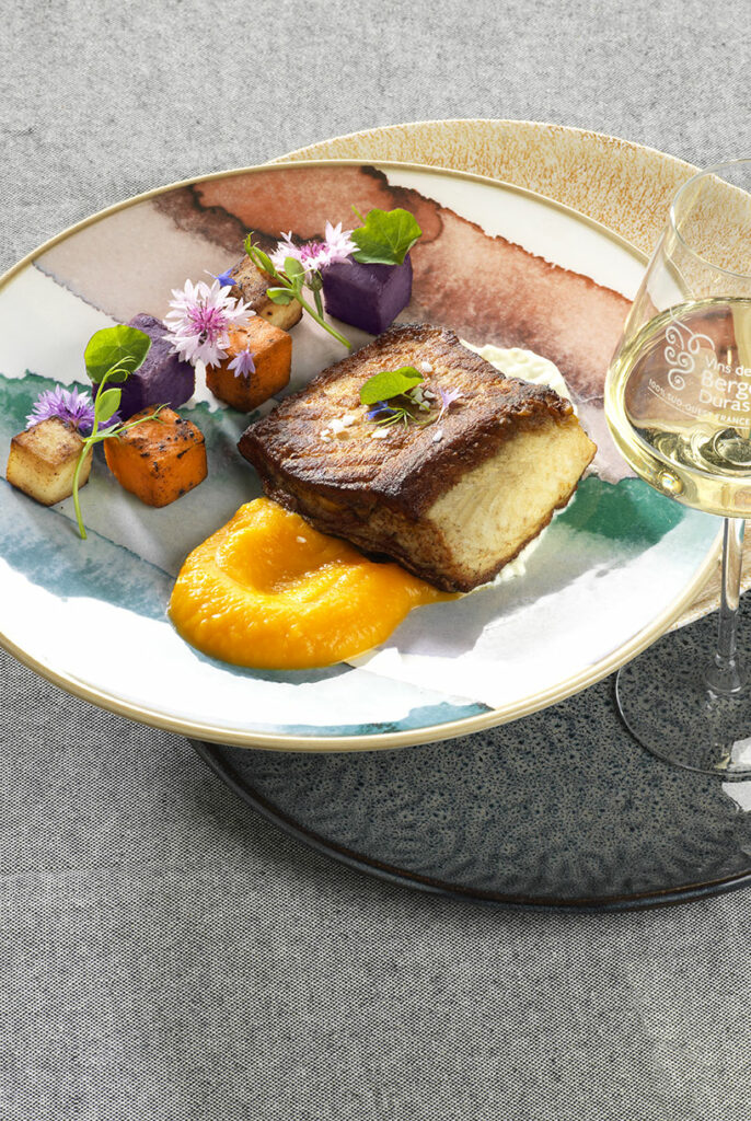 Filet d’esturgeon au beurre nantais, mousseline potiron - Vins de ...